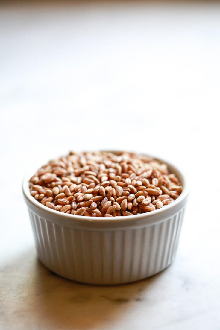 Farrotto - Creamy Mushroom Farro Risotto with Butternut Squash