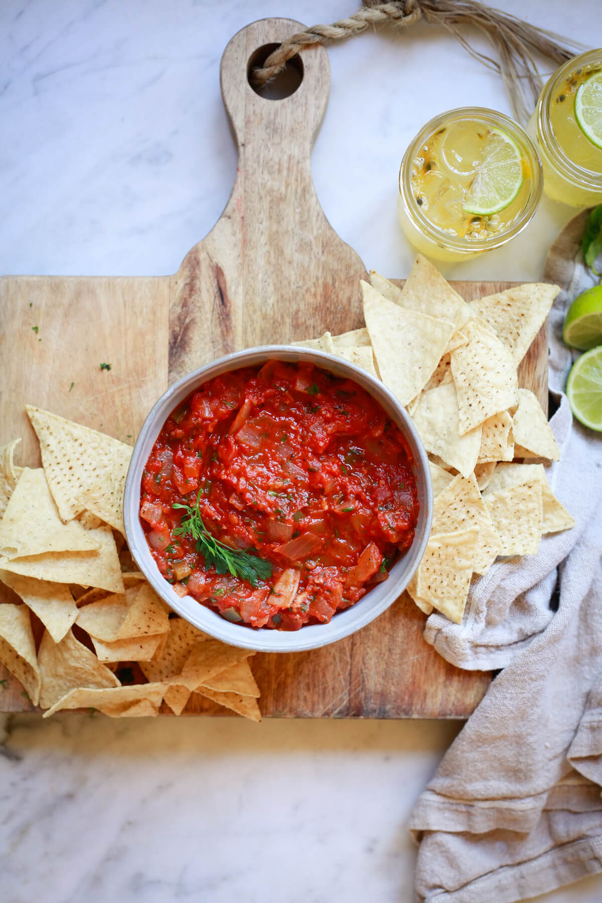 How to Make Homemade Salsa Roja - Best Homemade Salsa Recipe