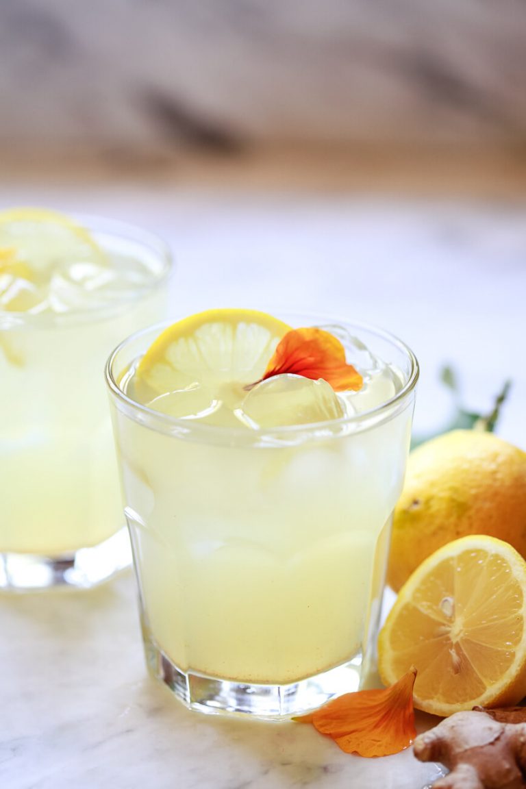 Lemon-Ginger Lemon Ginger Apple Cider Vinegar Cleanse Detox Drink