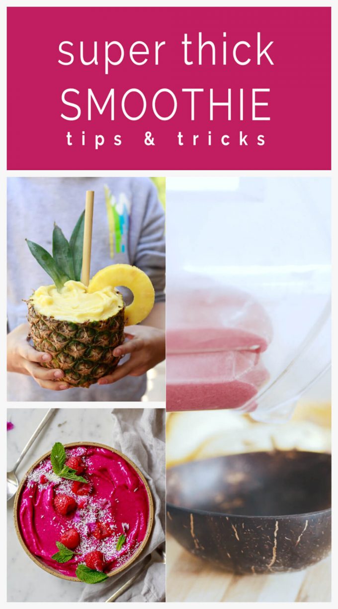 How to Make a Smoothie Thicker (Perfect for Thick Smoothie Bowls!)