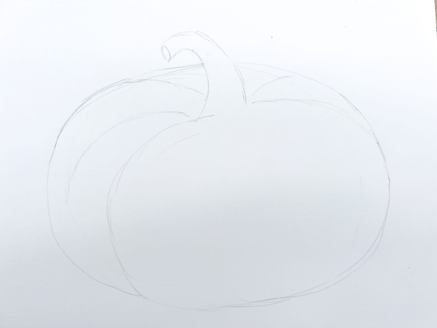 How to Draw a Pumpkin: Easy Pumpkin Drawing Tutorial