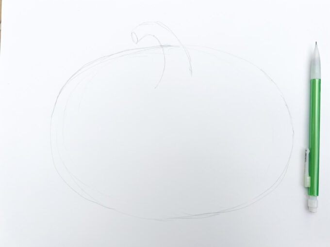 How to Draw a Pumpkin: Easy Pumpkin Drawing Tutorial