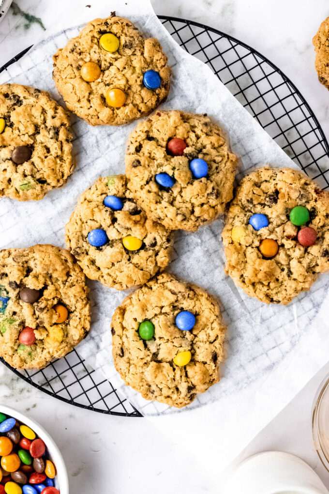 One-Bowl Peanut Butter Monster Cookies