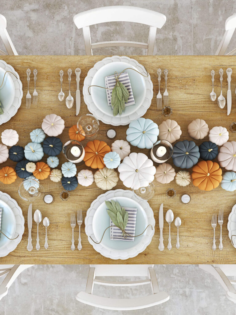 Thanksgiving Colors for the Table and Home
