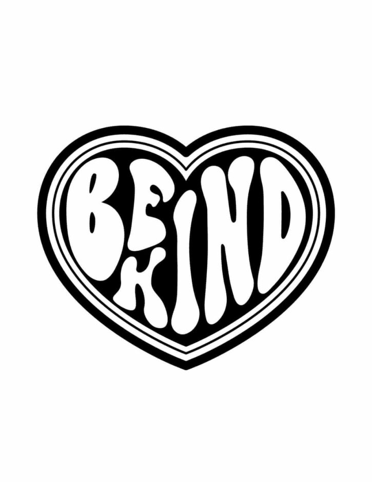 20 Free Kindness Coloring Pages