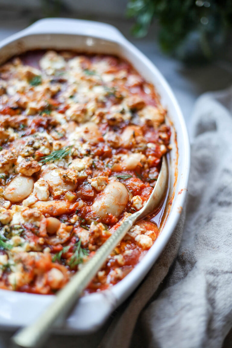 Gigantes Plaki - Greek Giant Beans in Tomato Sauce