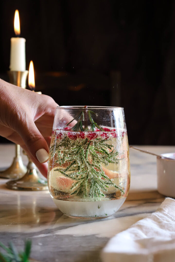 Snow Globe Cocktail - Yummy Mummy Kitchen