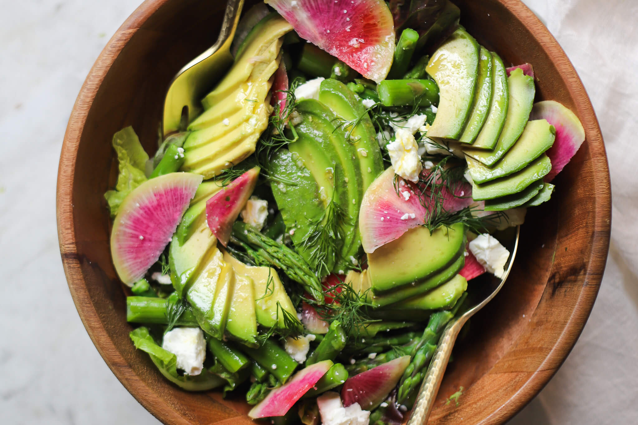 Asparagus Salad - a Beautiful Spring Salad Recipe