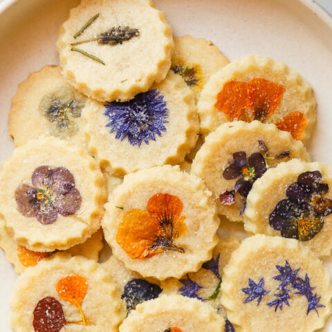 Pressed Flower Cookies - Yummy Mummy Kitchen