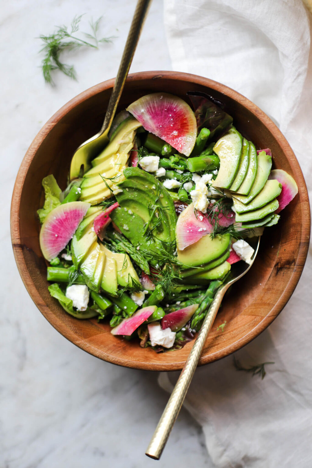 Asparagus Salad - a Beautiful Spring Salad Recipe