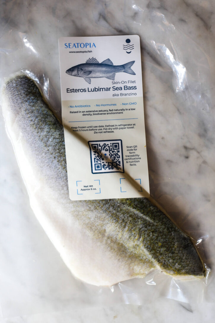 Pan Seared Branzino Filet Recipe with Gremolata