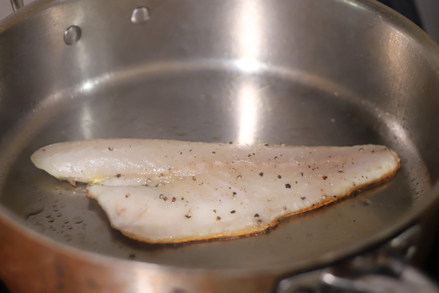 Pan Seared Branzino Filet Recipe with Gremolata